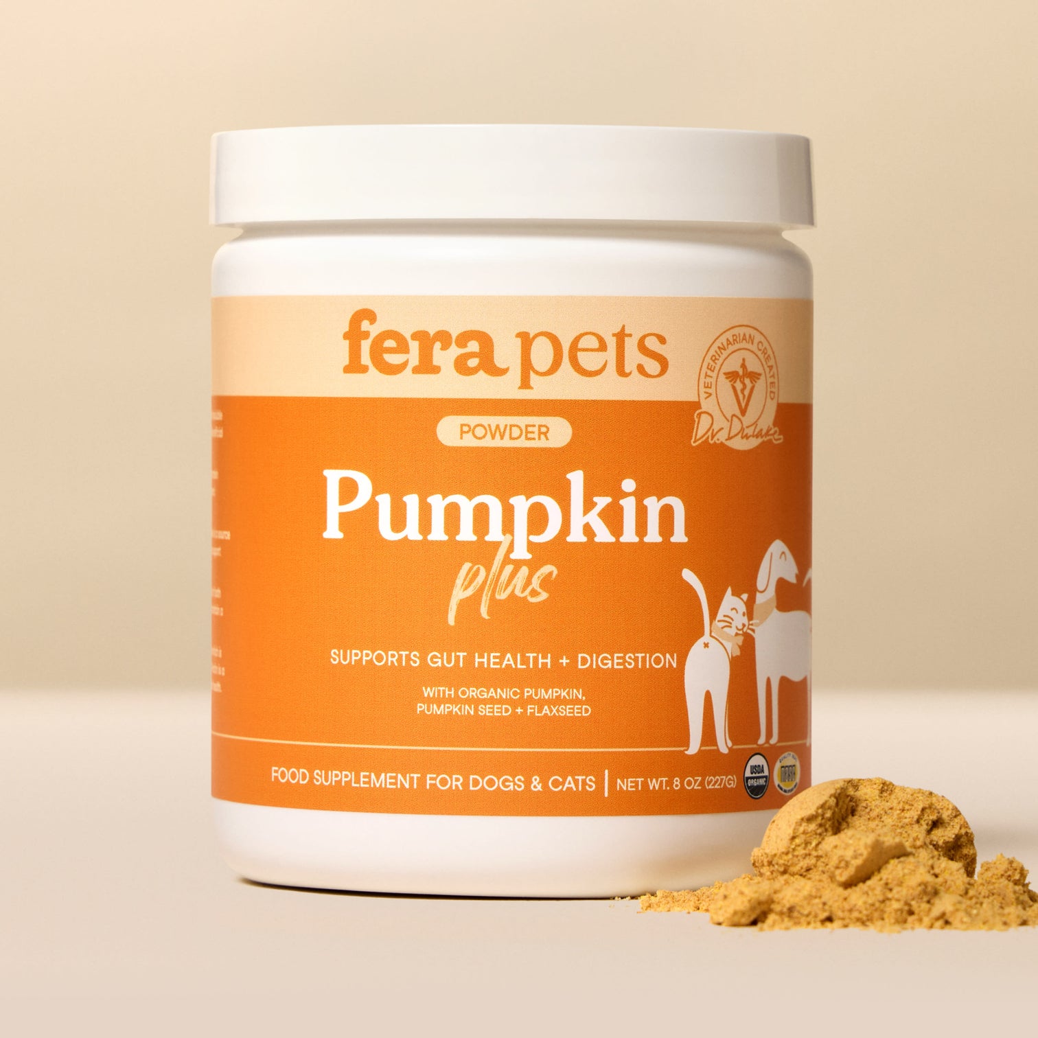 Pumpkin Plus Fiber Support for Dogs and Cats – Fera Pets