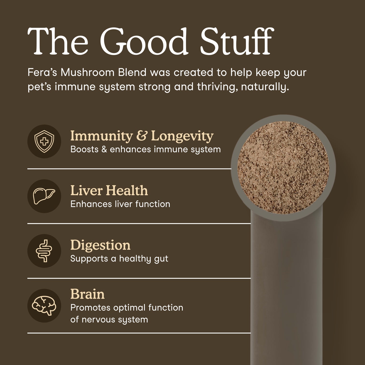 USDA Organic Mushroom Blend for Immune Support – Fera Pets