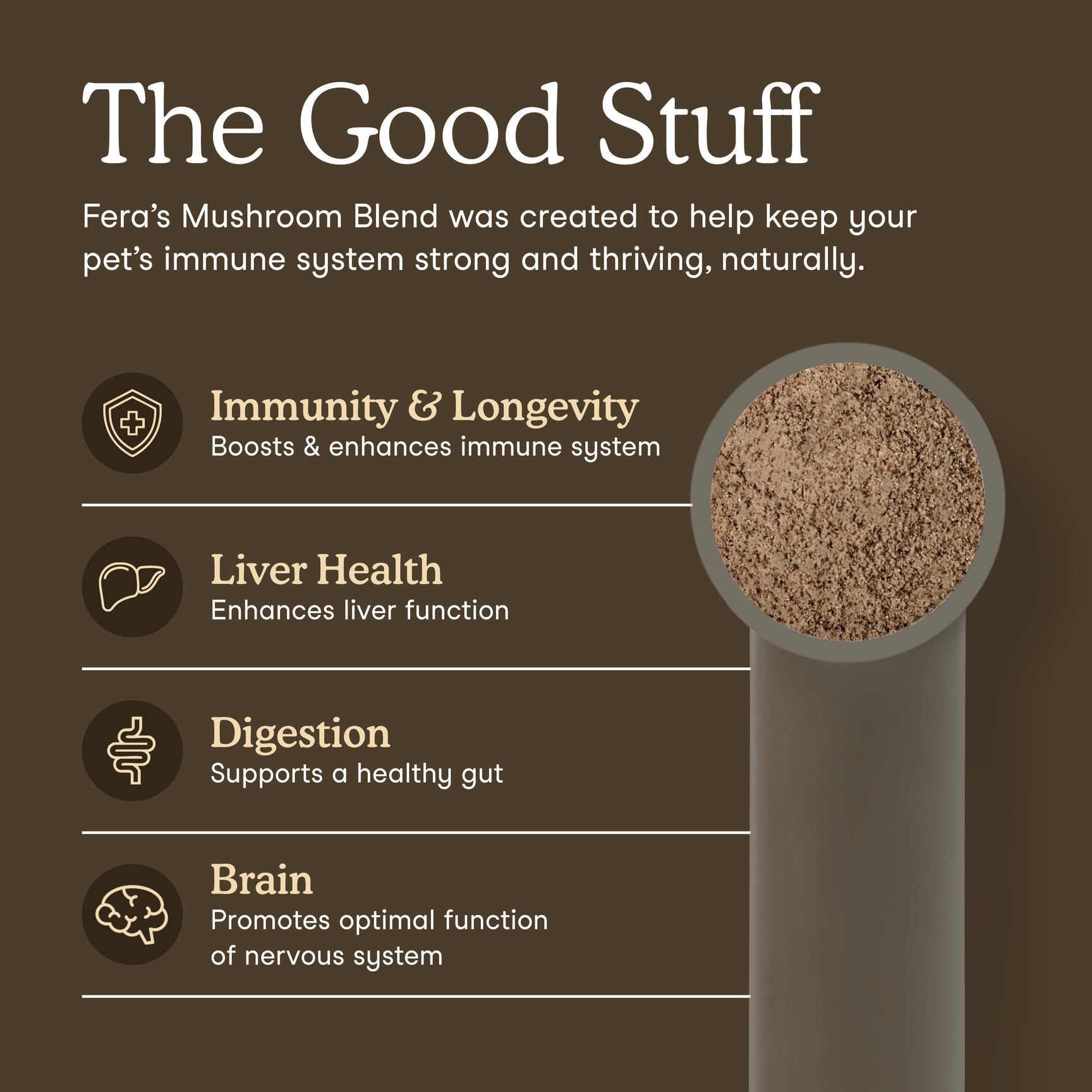 USDA Organic Mushroom Blend for Immune Support – Fera Pets